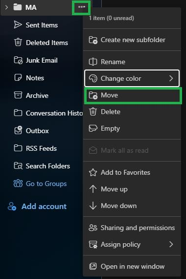 How to Move a label from "Search" back into Inbox - Microsoft Q&A