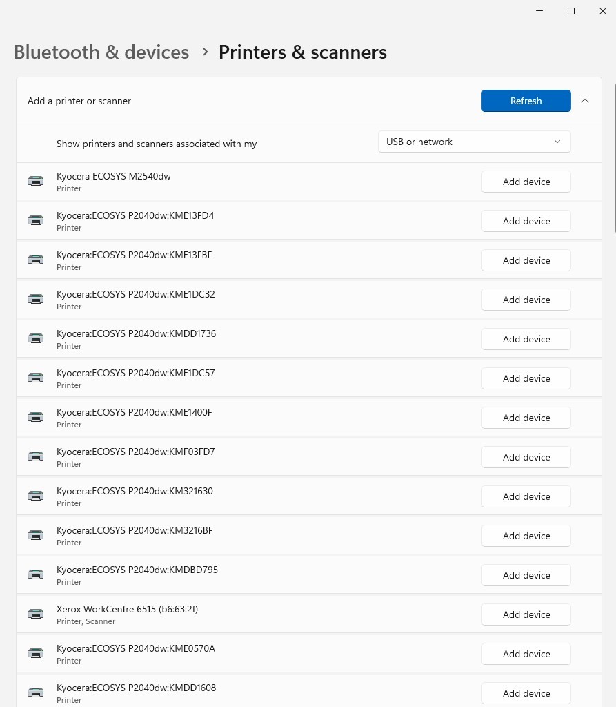 How To Prevent Users From Adding Networked Printers With Add Device In Printers And Scanners