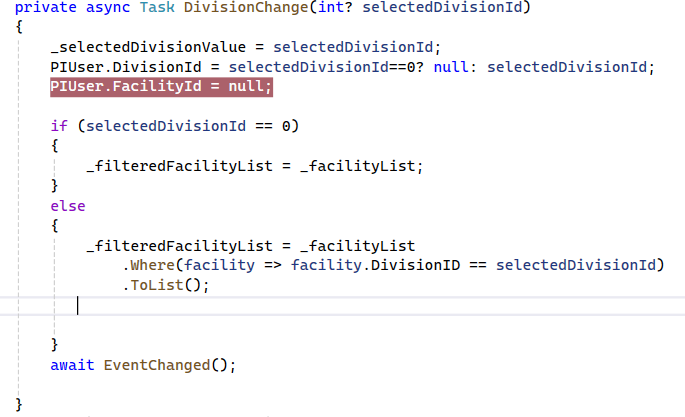 Dropdown OnChange Event Not Triggering Server Calls After Migrating ... Dropdown OnChange Event Not Triggering Server Calls After Migrating ...