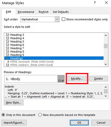 Using Styles Organizer to copy multiLevel numbering scheme - Microsoft Q&A