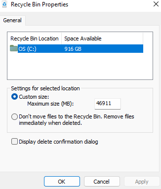 my recycle bin empty when I never emptied it? - Microsoft Q&A