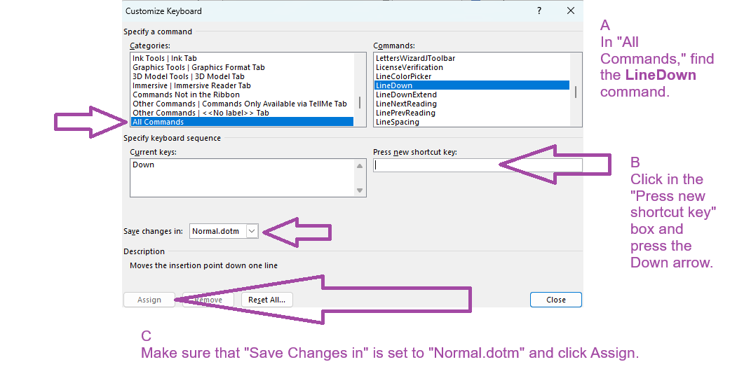 My Down arrow does not work in Word - Microsoft 365, Windows 11 - Microsoft Q&A