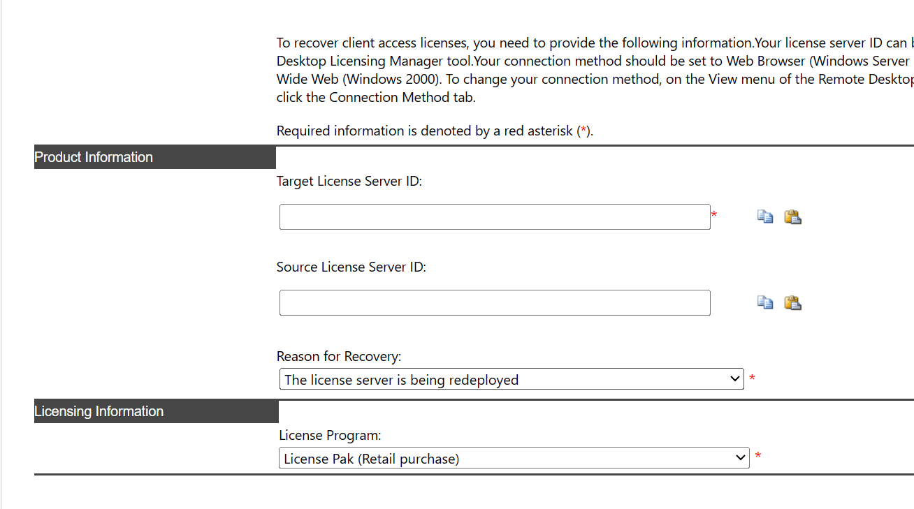 RDS User CAL licensing - Microsoft Q&A