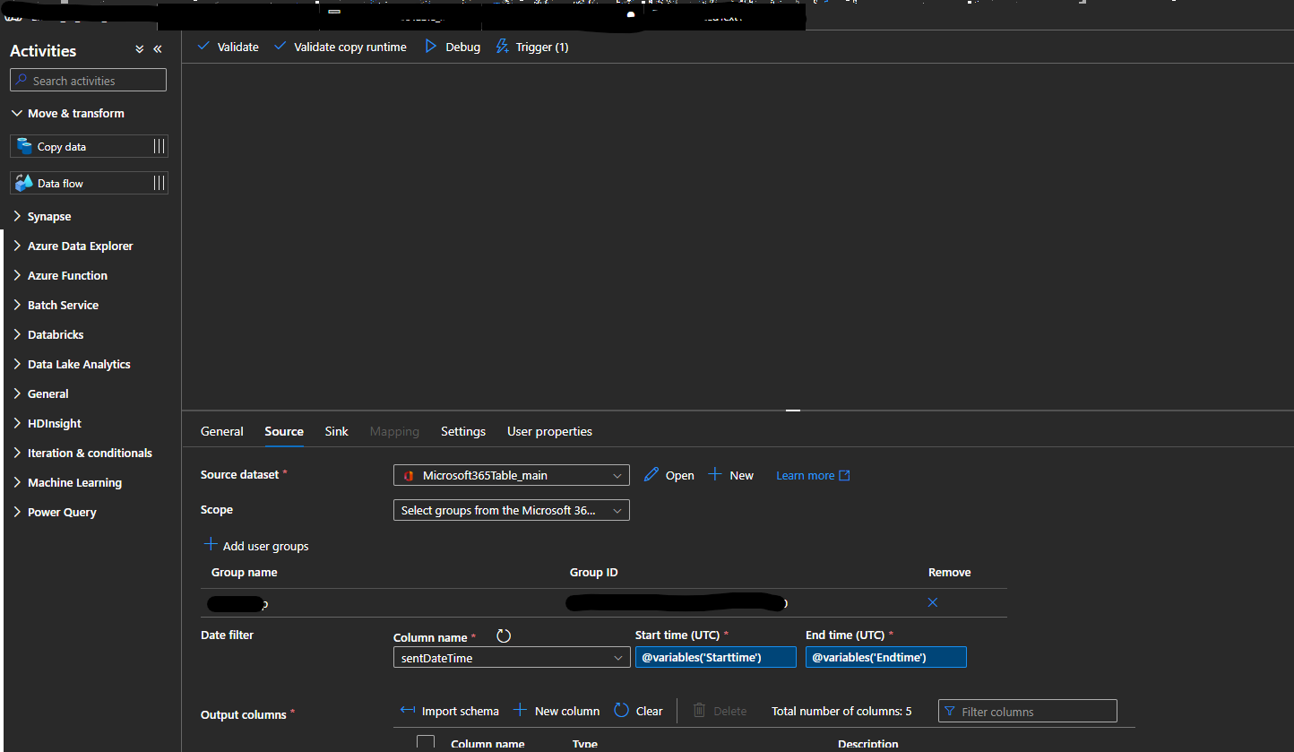 Ms365 To Adls Gen2 Data Transfer Issue Microsoft Qanda 