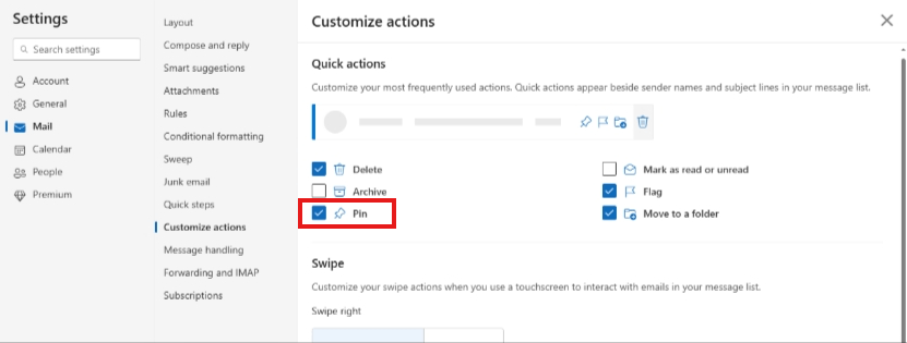Outlook.com email "home" ribbon missing Pin / Unpin Button both on the ...