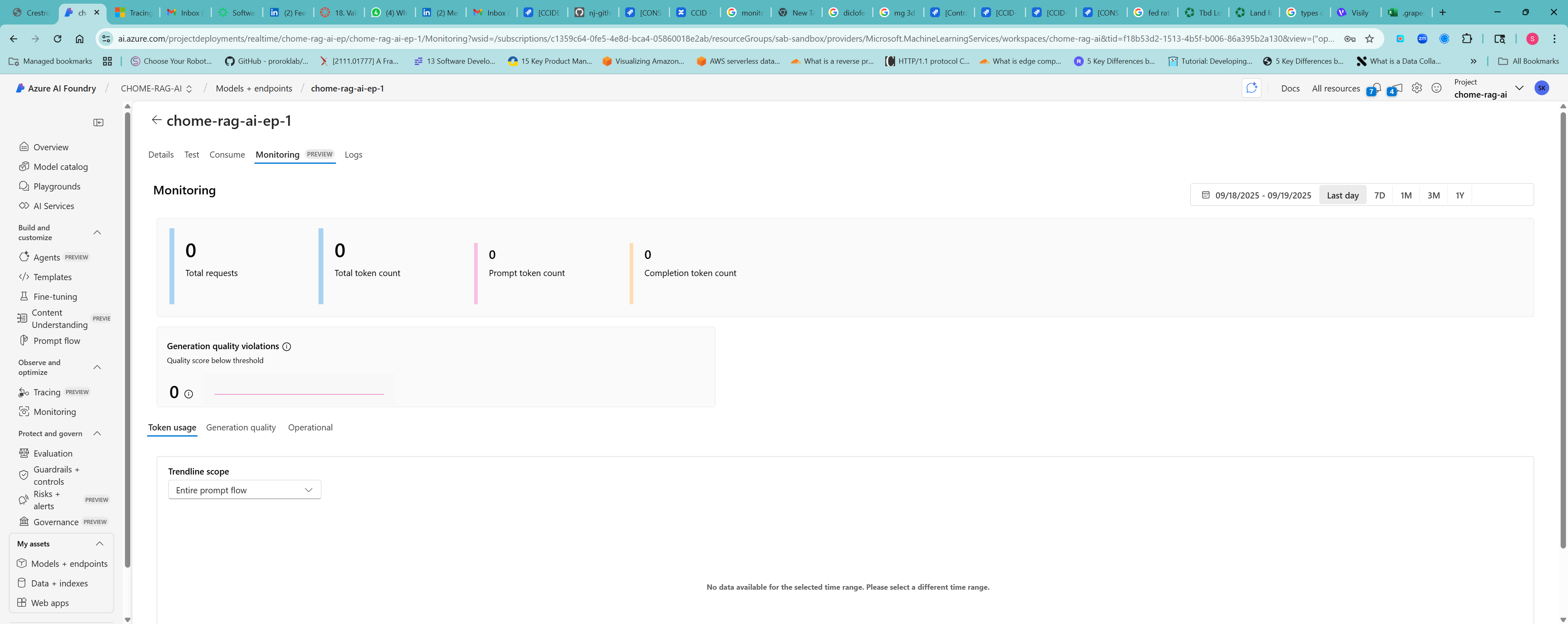 Tracing a prompt flow in Azure AI studio - Microsoft Q&A
