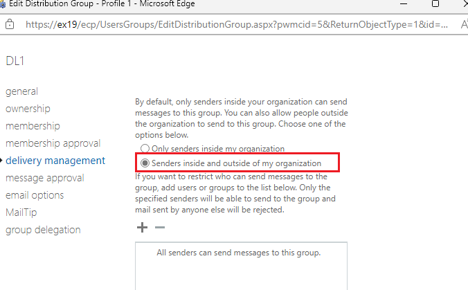 How to add external email address to a distribution group in Exchange Server - Microsoft Q&A