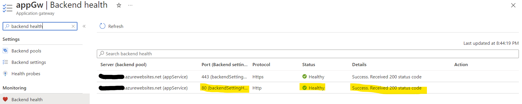 Preventing original host name from gateway to backend target - Microsoft Q&A