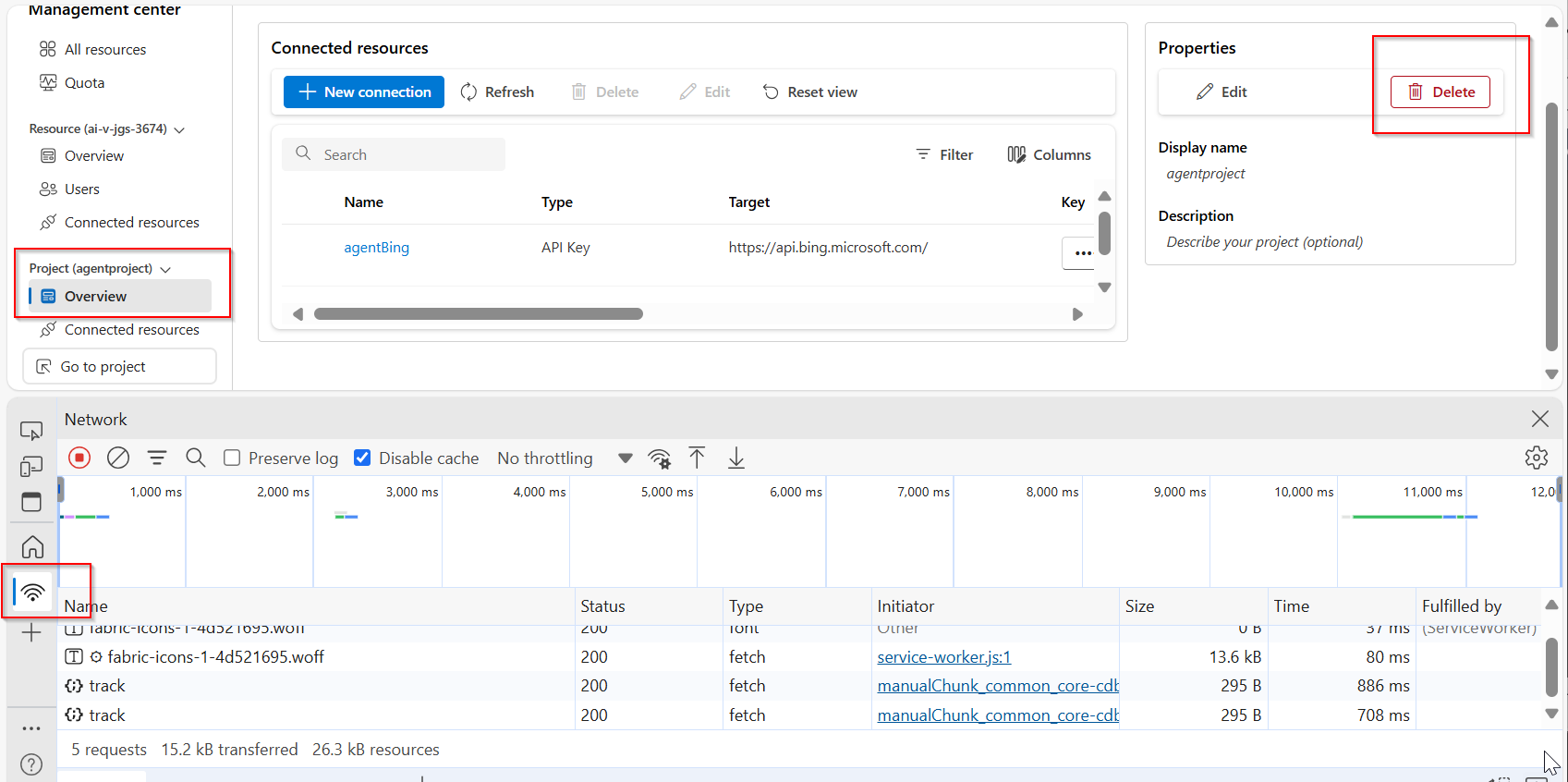 Unable to Delete Broken Azure AI Foundry Project Created via Bicep – Internal Server Error ...