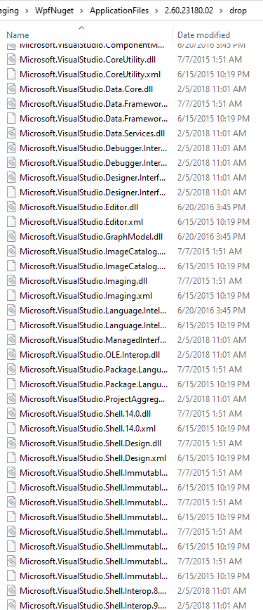 Why do Windows projects that reference WinForms report viewer nuget package include Microsoft ...