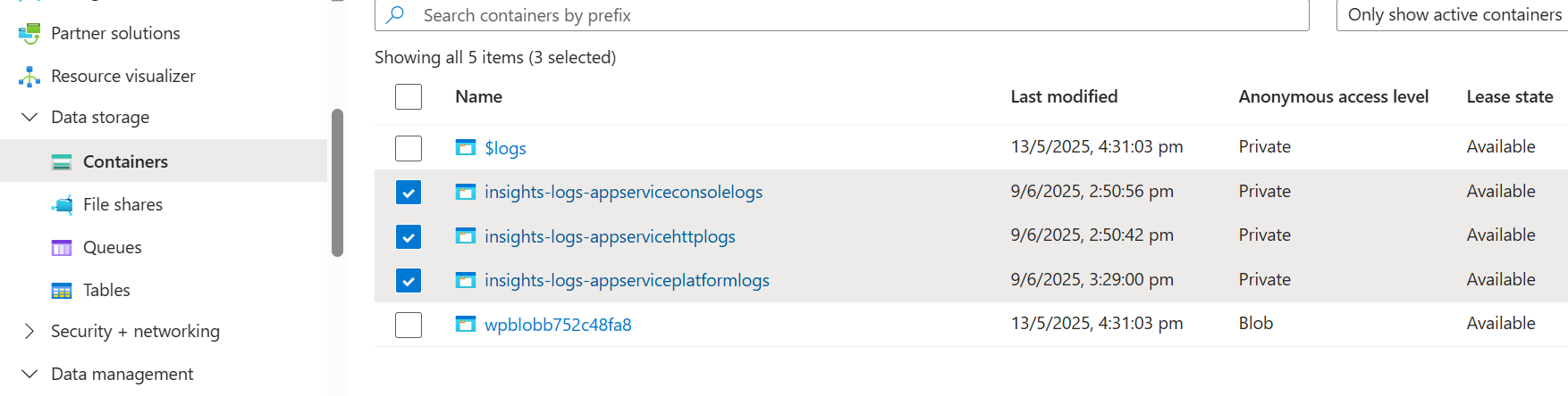Inconsistent logs for App Service - Microsoft Q&A