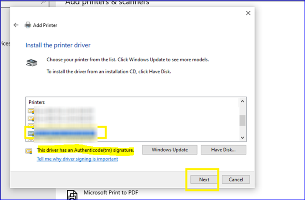 Signed ARM64 native printer driver will not install in Windows ARM64 ...