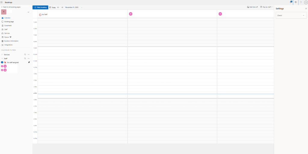 Microsoft Bookings - Service only providing one reservation slot ...