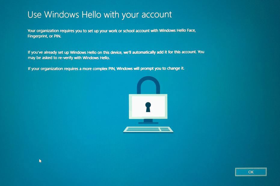 Being forced to use Windows Hello even though it is not configured on my tenant - Microsoft Q&A