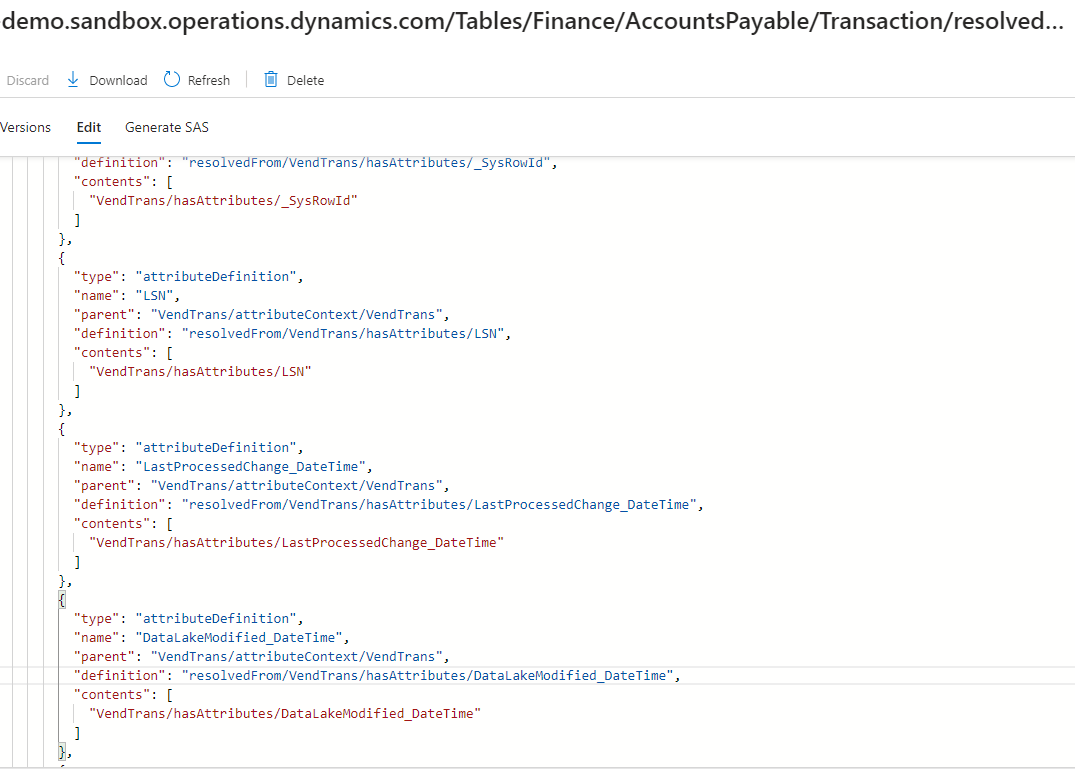 Synapse Dataflow Connecting To D365fo Cdm In Adlsg2 As Source Reads Date And Datetime From Csv 