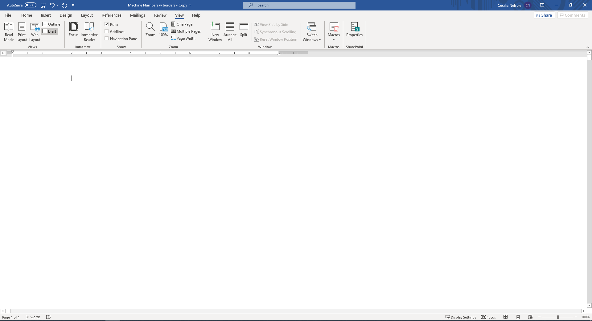 Document is all White - Microsoft Q&A