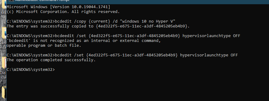Hyper-V running even after being disabled - Microsoft Q&A