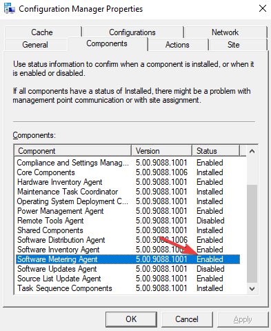 SCCM/MECM Software Metering not stable on Win10 clients - Microsoft Q&A