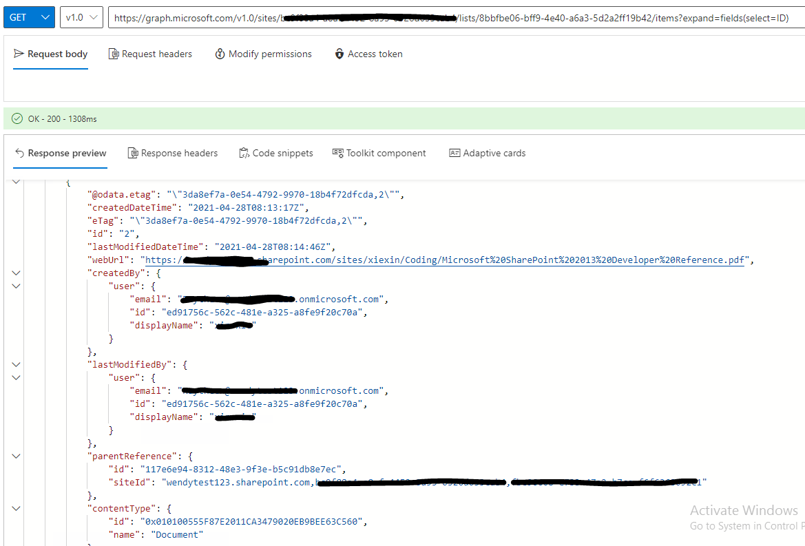 Graph api to retrieve SharePoint list items not returning id in fields ... Graph api to retrieve SharePoint list items not returning id in fields ...