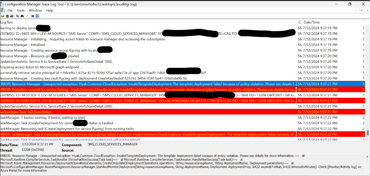 CMG VMSS deployment failed due to policy violation - Microsoft Q&A