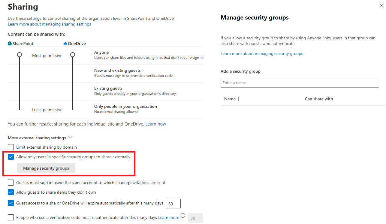 How to allow sharing only to part of the external users? - Microsoft Q&A How to allow sharing only to part of the external users? - Microsoft Q&A
