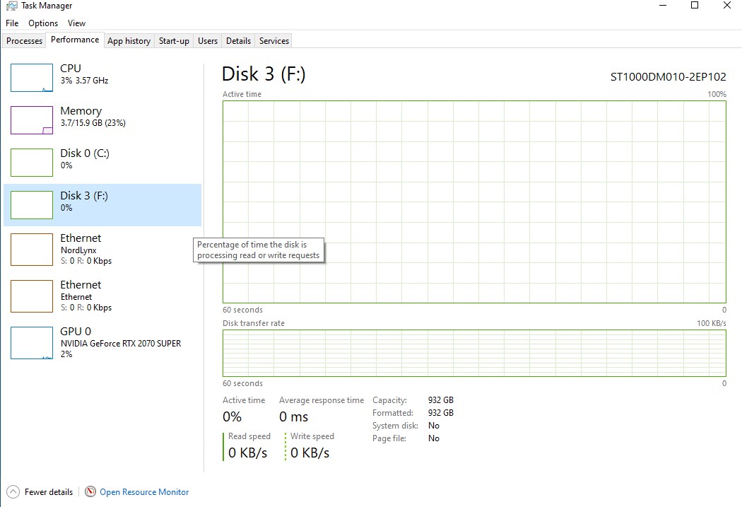 Disk Usage 100 Percent - Microsoft Q&A
