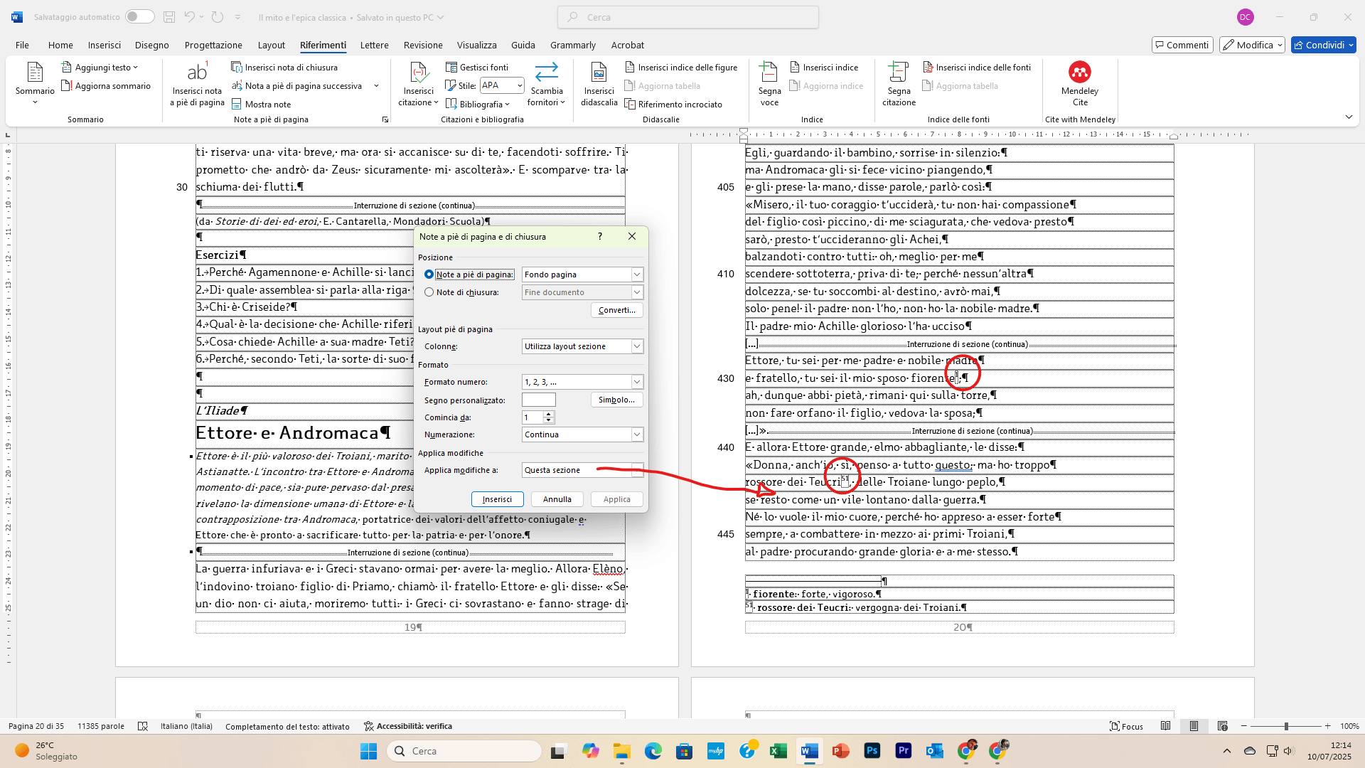 footnote numbering in continuous sections in Word - Microsoft Q&A
