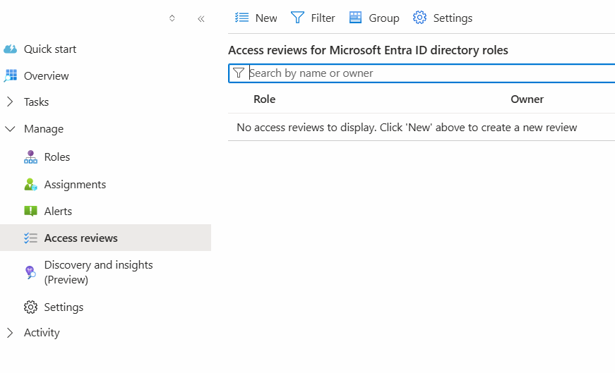 Access review for Privileged Identity Management - Microsoft Q&A