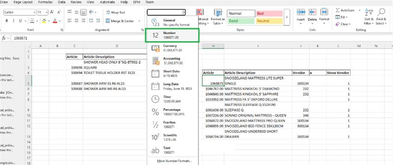 vlookup problem on E1 excel web - Microsoft Q&A
