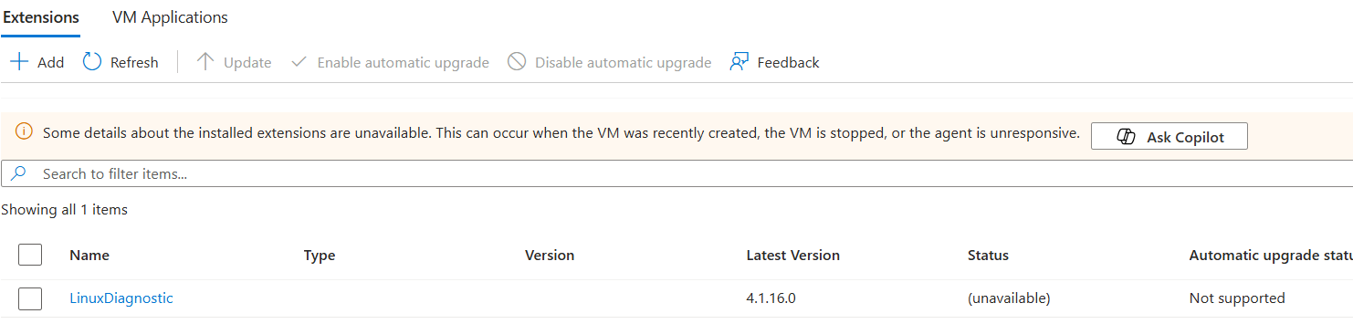 Suse Linux "Virtual machine agent status is not ready" - Microsoft Q&A