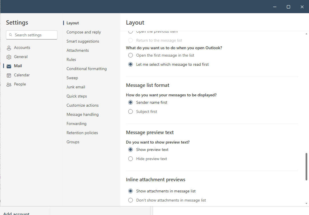 Please tell me how to add a header to new outlook. - Microsoft Q&A