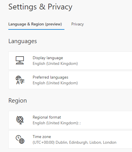 M365 Sharepoint Admin Center. Change Dates to UK format - Microsoft Q&A