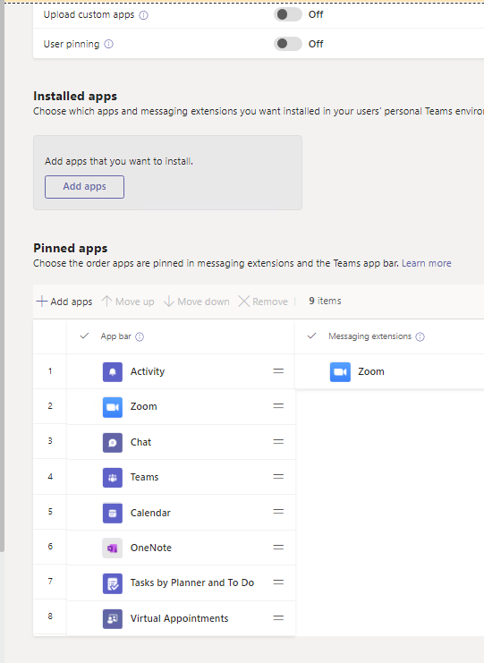 Microsoft teams remove Wiki / Stream / call - Microsoft Q&A