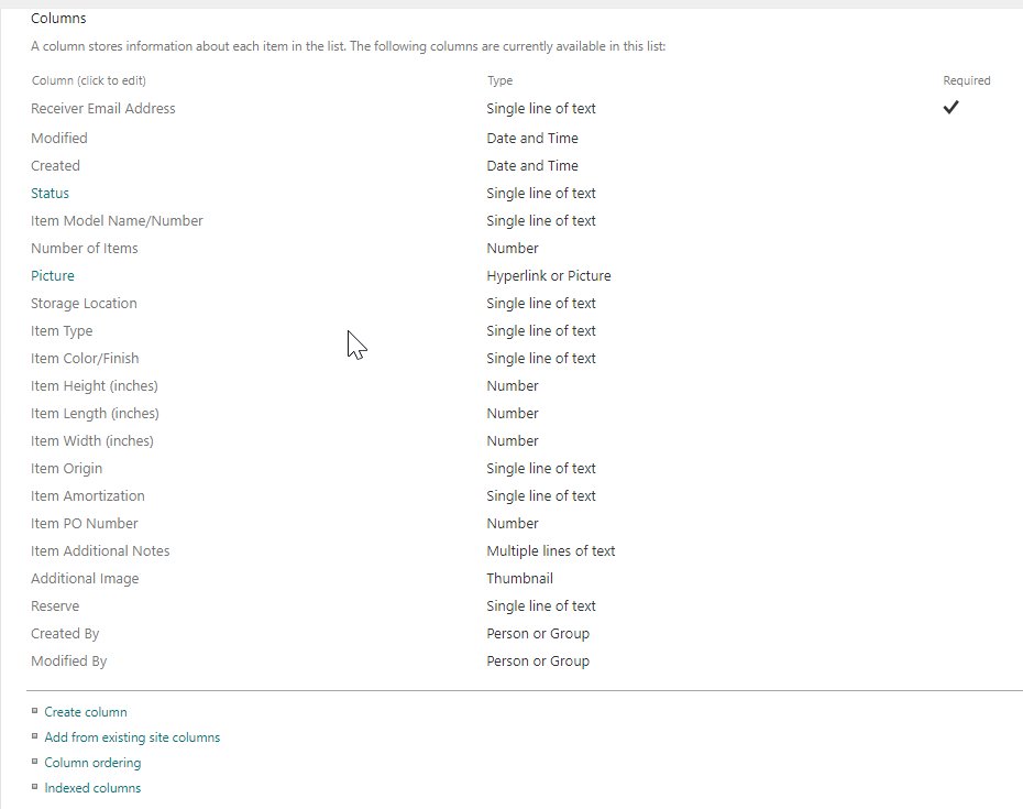 I Cannot Delete a Column from a SharePoint List - Microsoft Q&A
