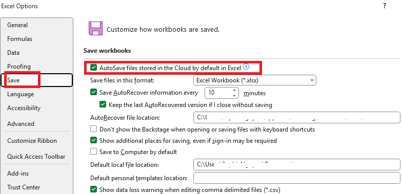 AutoSave OFF / Duplicate File Upload Prompt when editing Excel in ...