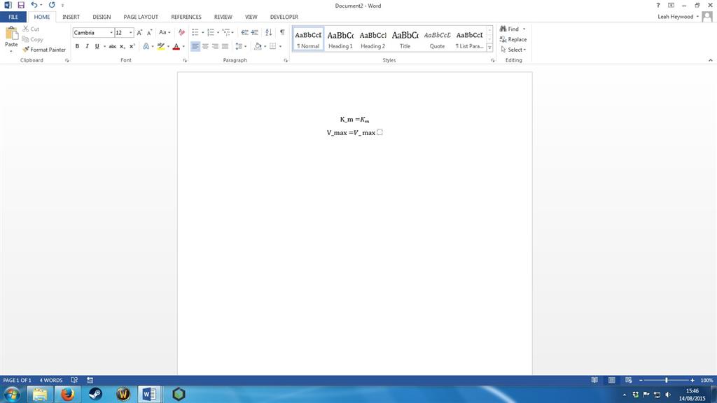 Typing Complex Subscripts in Word 365 - Microsoft Q&A