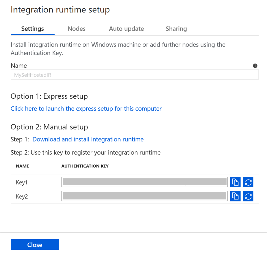 Server Configuration for Self Hosted IR - Microsoft Q&A