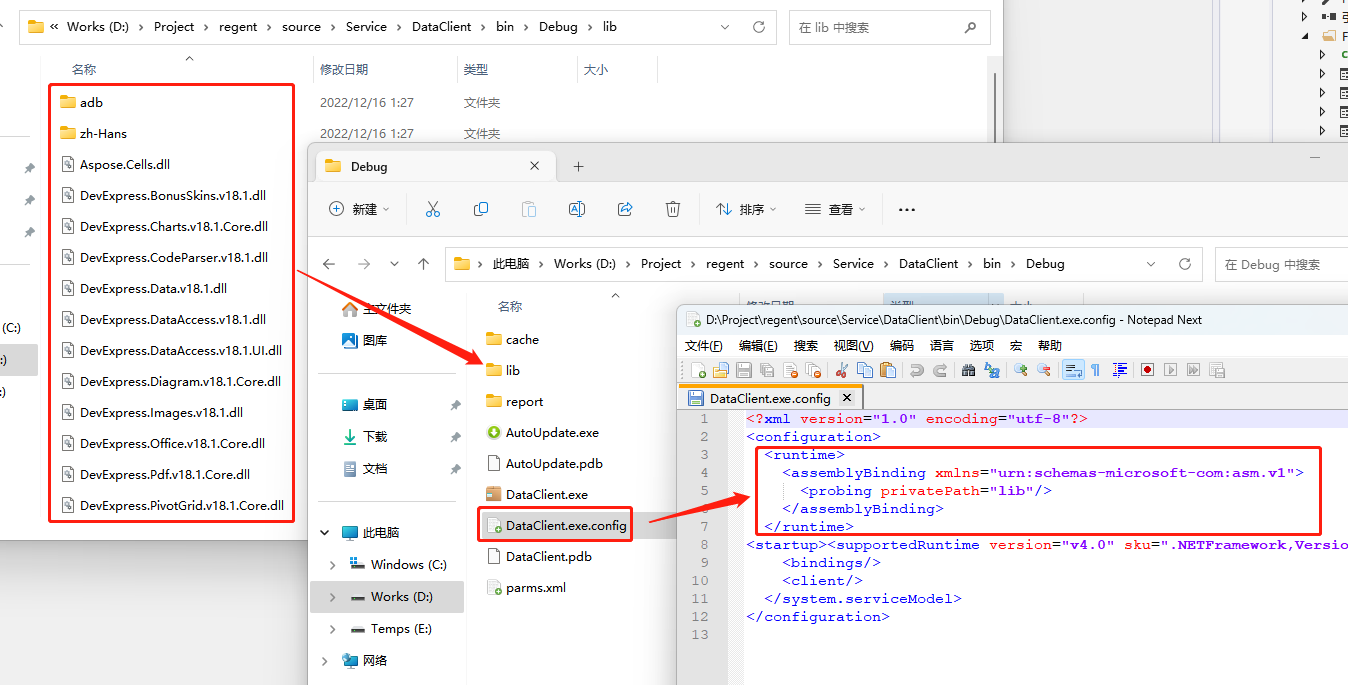 How can the DLL of the. NET6 desktop program be placed in a specified lib directory? - Microsoft Q&A