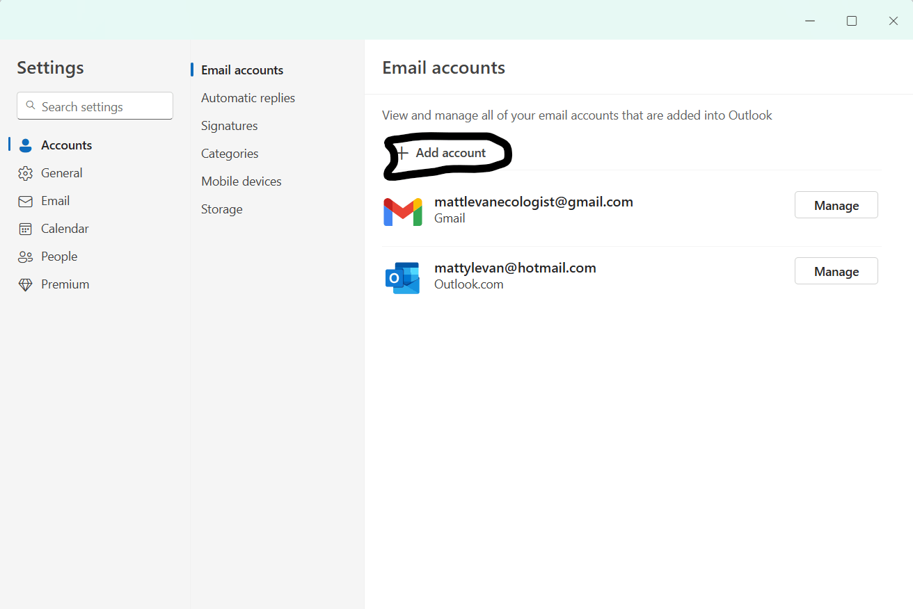 Adding email account from 123-reg - Microsoft Q&A