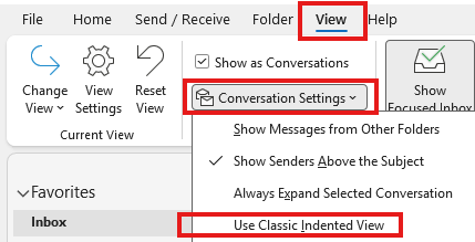 How to sort emails as "Newest / Latest on Top" after I have set the ...