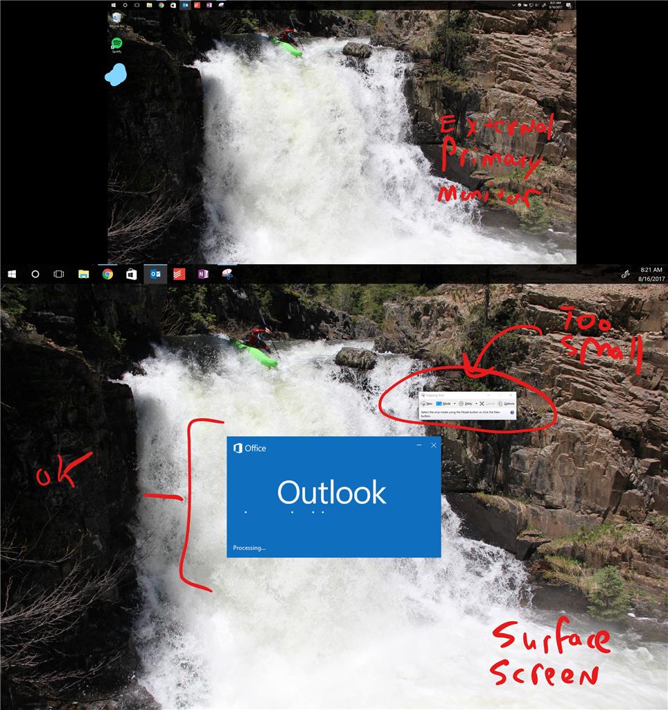 New Surface Pro 2017 application scaling issues on Windows 10 version ...