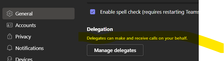 TEAMS Delegate Access? - Microsoft Q&A