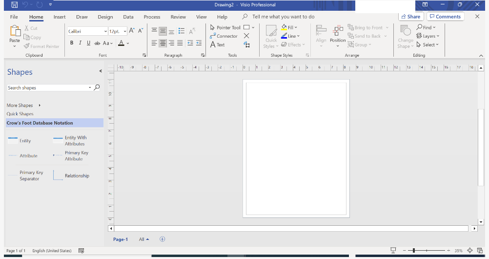 i use the latest version of Visio. How can i build ERD using reverse ...