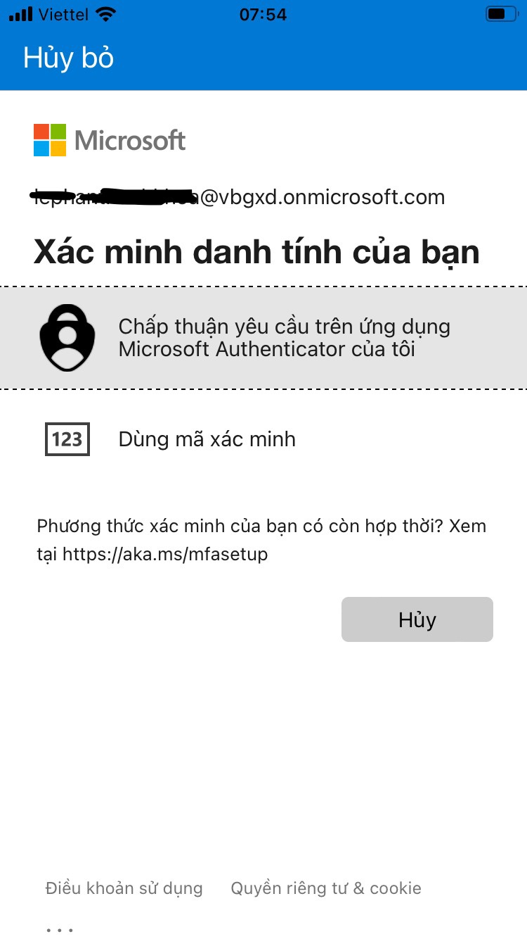 Tôi không đăng nhập được tài khoản và ứng dụng Authenticator - Microsoft Q&A
