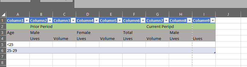 How do I stop table cells moving/resizing when I update a table linked ...