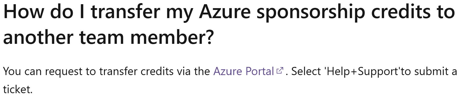 How do I use Azure credits from a global admin account? - Microsoft Q&A