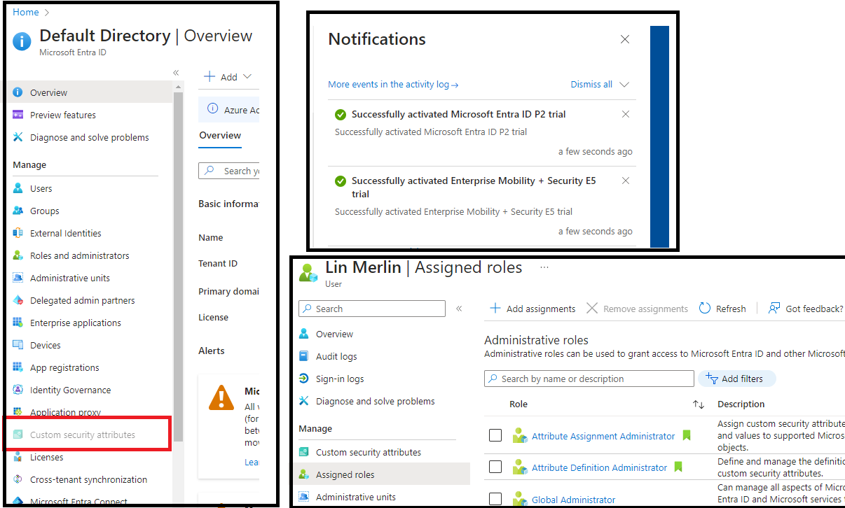 I can't use custom security attribute in Entra ID - Microsoft Q&A I can't use custom security attribute in Entra ID - Microsoft Q&A