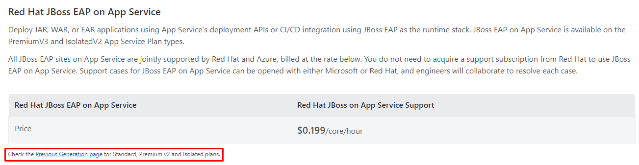 Azure App Service Standard plans missing from the pricing page ...