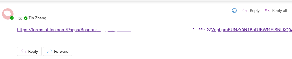 MS Forms link not working if copied and shared via email - Microsoft Q&A
