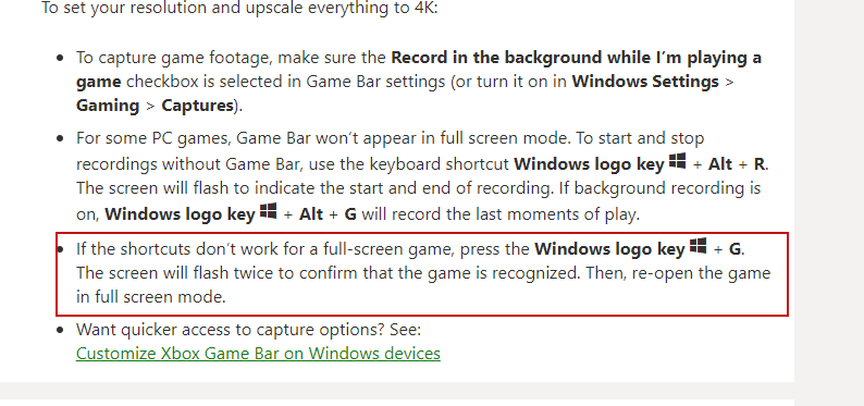 Windows video capture (windows key+Alt+R) no longer works to record ...